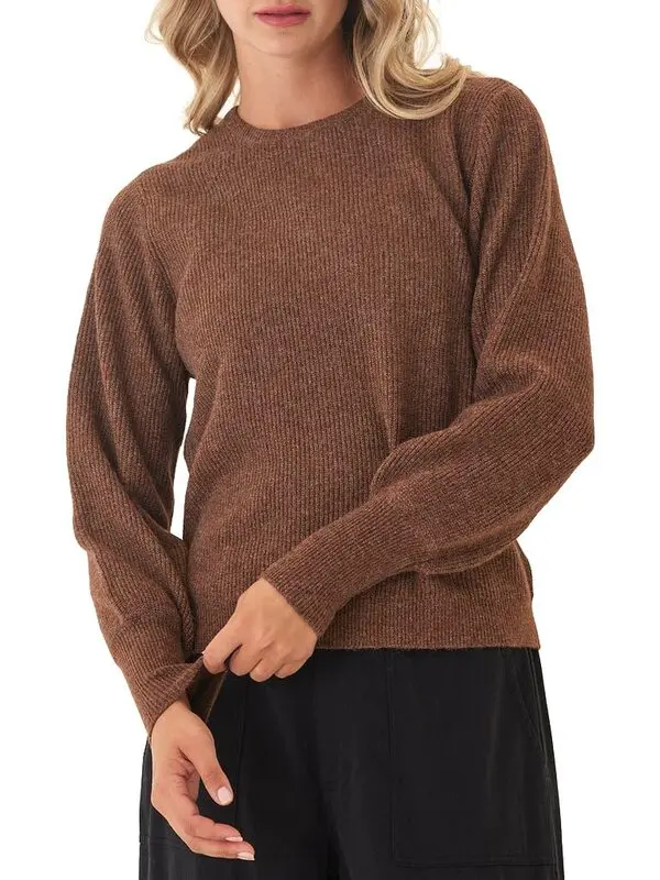 THREADS 4 THOUGHT Avalee Ribbed Sweater - Praline