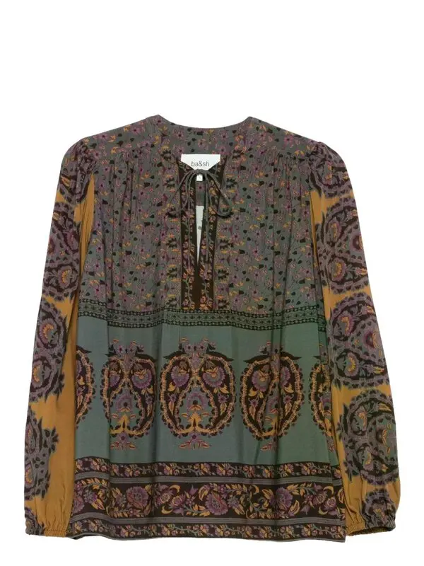 Ba&sh Floral Print Blouse - Brown