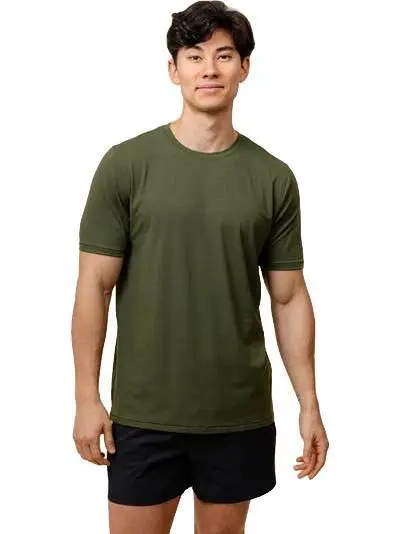 WHILE ON EARTH™ Range Tee - Olive