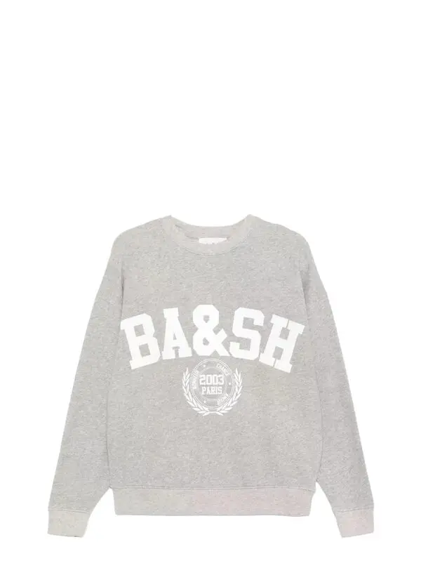 Ba&sh Logo-print Sweatshirt - Grey