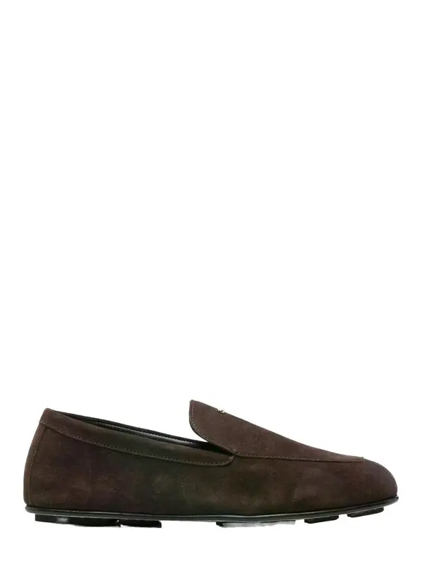 GIUSEPPE ZANOTTI Suede Loafers - Brown