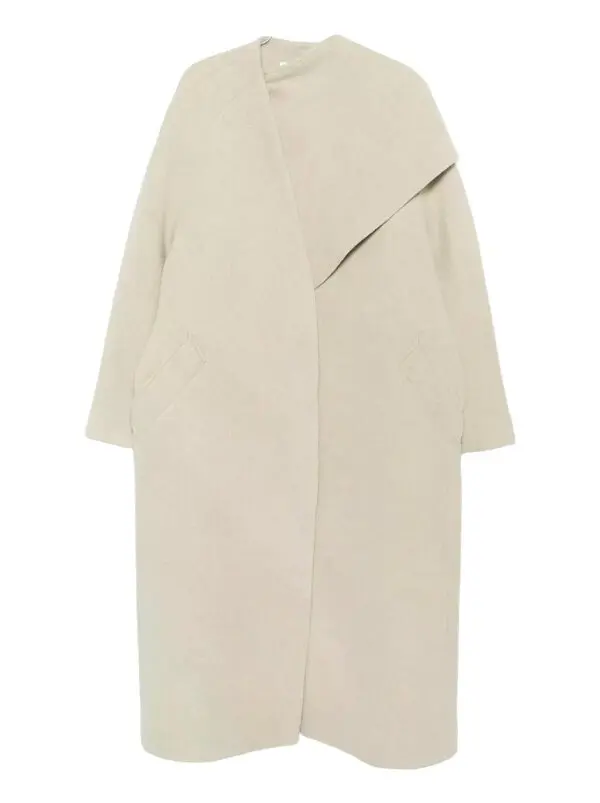 Christian Wijnants Callos Asymmetric Coat - Neutrals