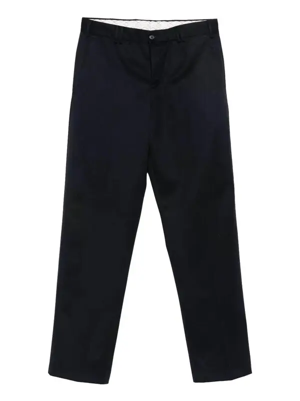 PT TORINO Straight-leg Chino Trousers - Blue