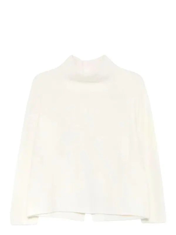 Bruno Manetti High-neck Sweater - White