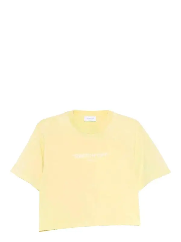 Off-White Slogan-print T-shirt - Yellow