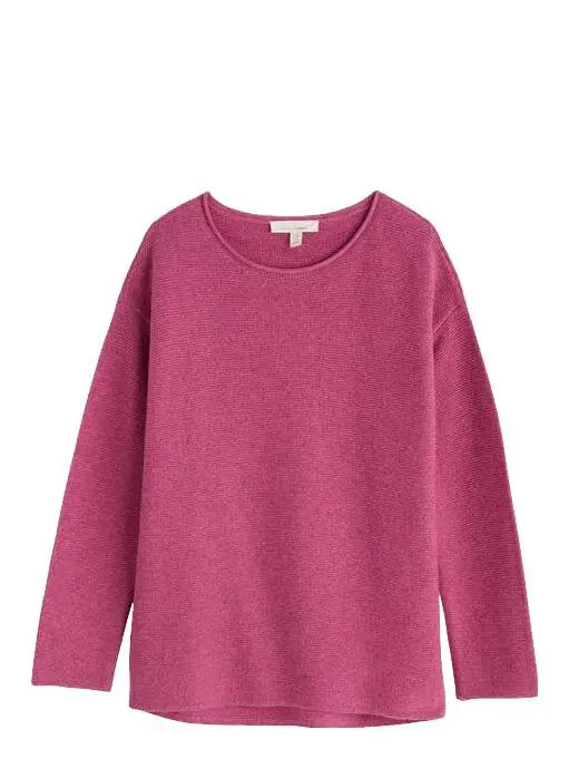 SEASALT CORNWALL Merino Wool Blend Pullover - Knit Melange Rosa