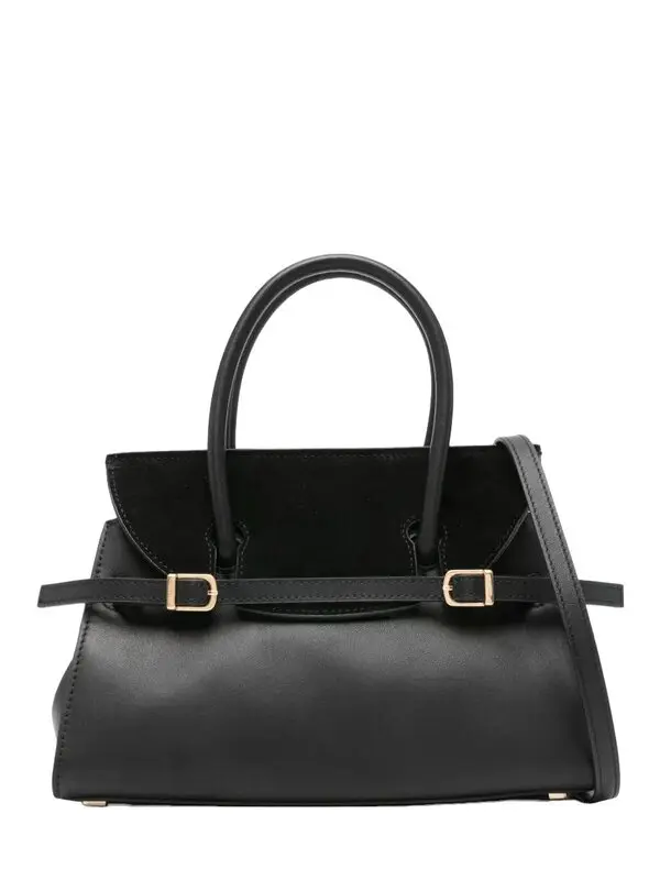 Simkhai Small Suede Buckle Tote - Black