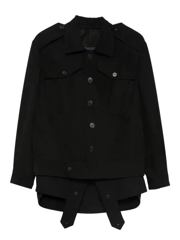 Seafarer Military Jacket - Black