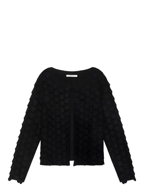 Malìparmi Shield-shaped Pattern Cardigan - Black