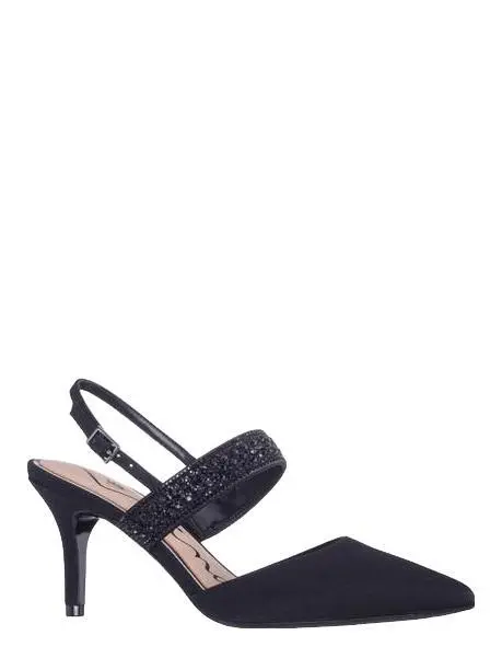 Nina Trista Pointed Toe Slingback Pump - Black