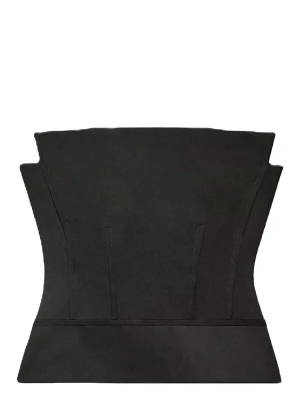 Another Tomorrow Strapless Bustier - Black