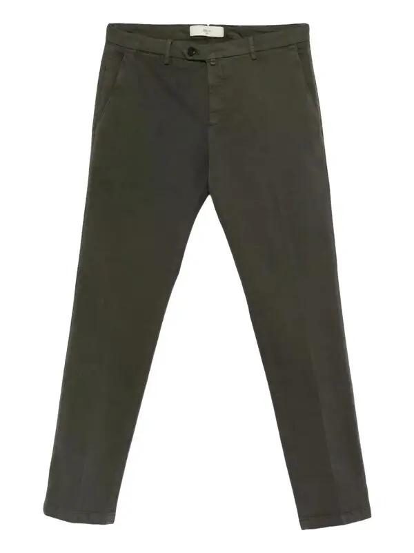 BRIGLIA 1949 Straight-leg Chino Trousers - Green