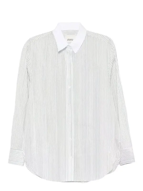 Isabel Marant Striped Shirt - Black