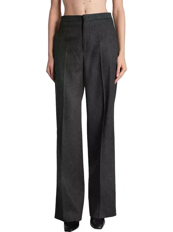 Tagliatore Herringbone Trousers - Grey