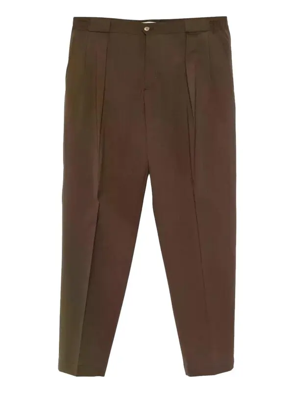 BRIGLIA 1949 Pleated Trousers - Brown
