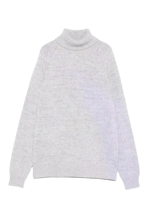 CENERE GB Roll Neck Jumper - Grey