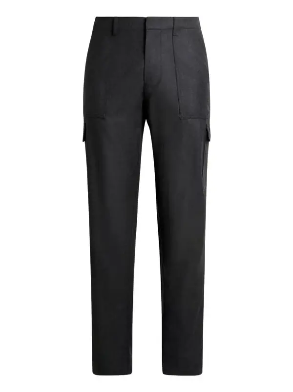 Etro Wool Cargo Trousers - Black