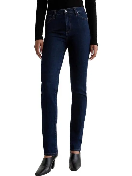 Ag Mari Extended Slim Straight Leg Jeans - Modern Indigo