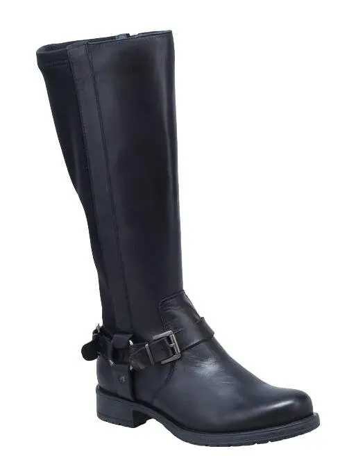Miz Mooz Palmyr Knee High Riding Boots - Black