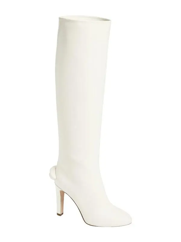 Giambattista Valli Kiss Tall Boot - Ivory