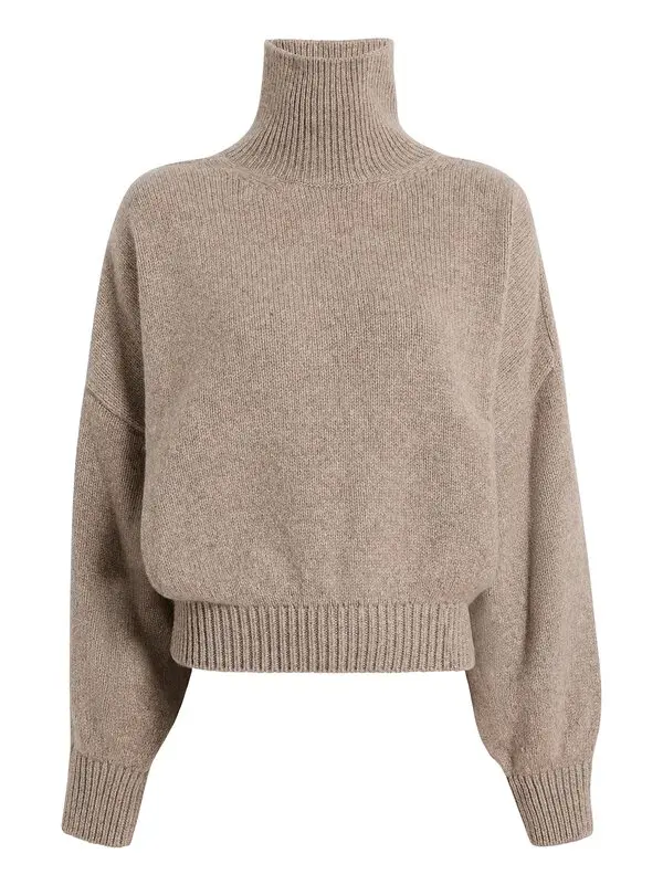 Khaite Willem Cashmere Pullover - Sepia