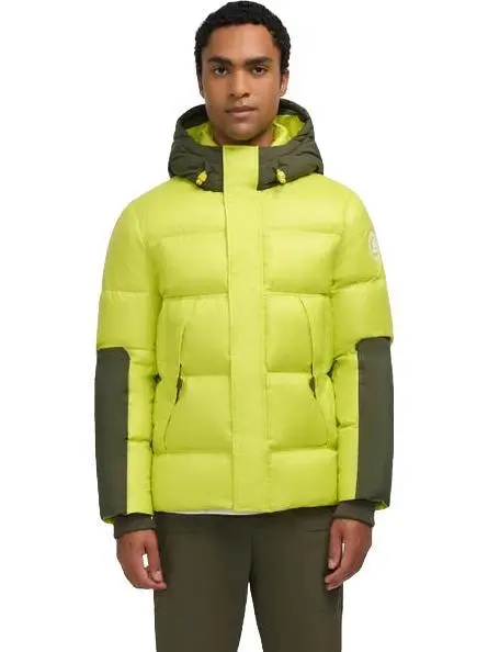 Pajar Nuray Mixed Media Puffer Jacket - Neo Green