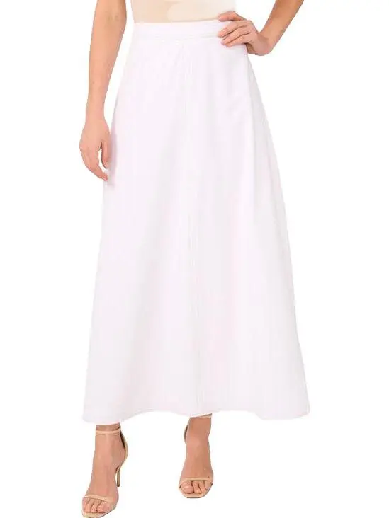 Vince Camuto A-line Maxi Skirt - New Ivory