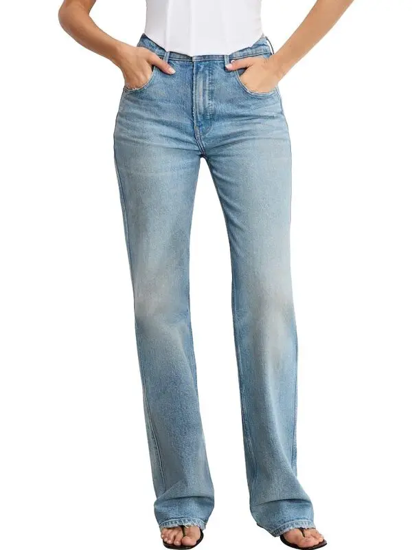 Good American Good Standard Bootcut Jeans - Indigo998