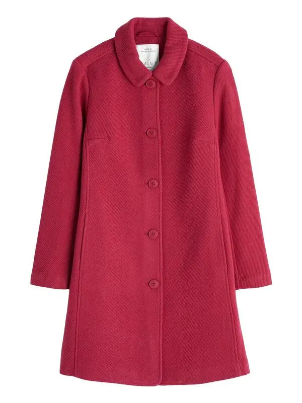 SEASALT CORNWALL Wood Cabin Longline Coat - Maple
