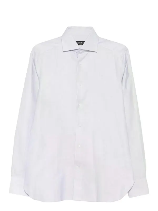 Zegna Cotton Shirt - Purple