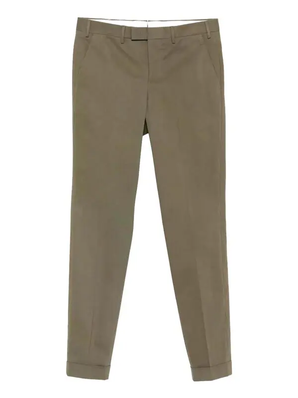 PT TORINO Tapered Chino Trousers - Brown