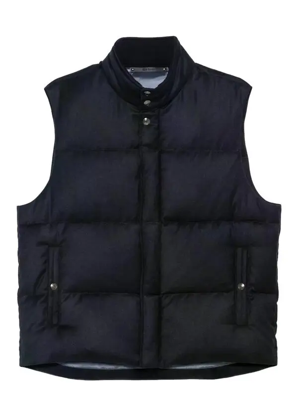 Paul Smith Quilted Gilet - Blue