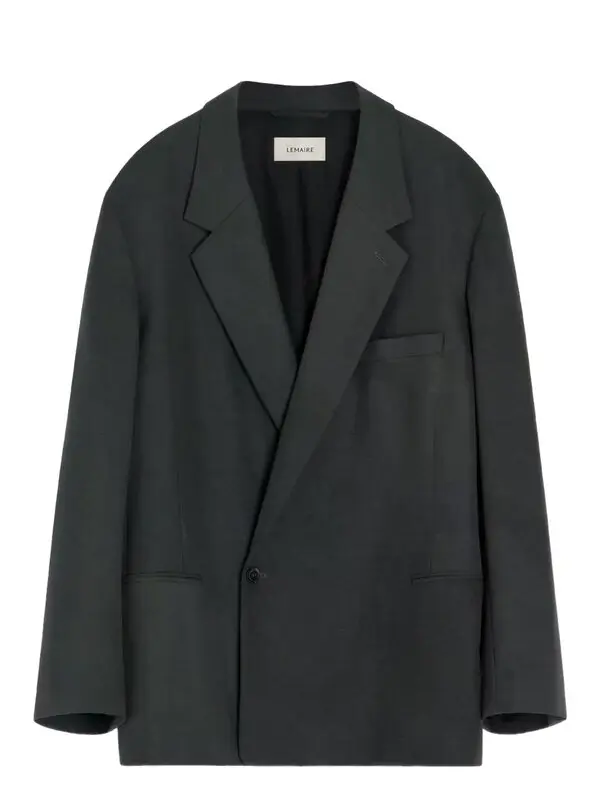 LEMAIRE Double-breasted Blazer - Grey