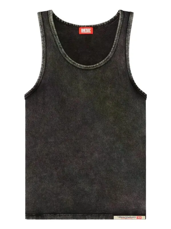 DIESEL Logo Sleeveless Top - Grey