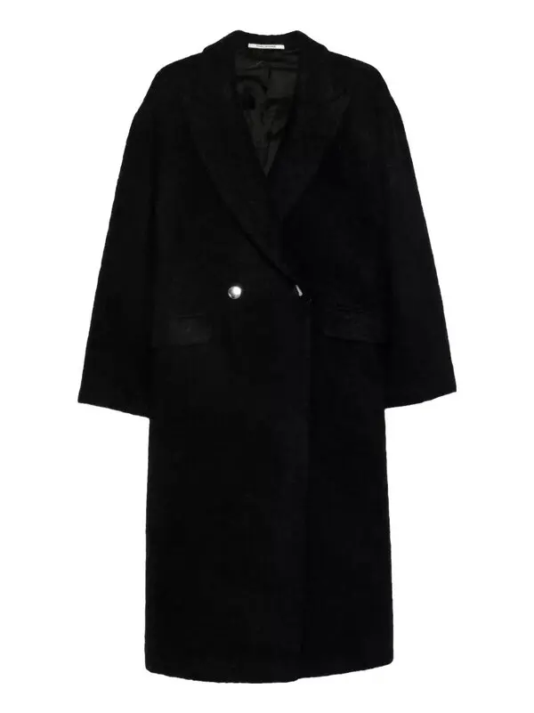 Tagliatore Lindena Double-breasted Coat - Black