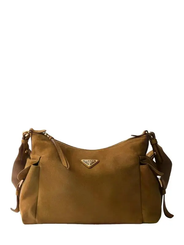 Prada Large Explore Shoulder Bag - Brown