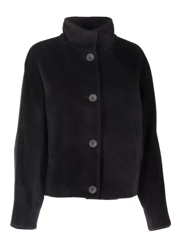 Max Mara Caladio Buttoned Jacket - Black
