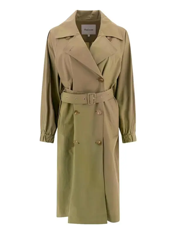 THE LOOM Belted Double-breasted Trench Coat - Neutrals