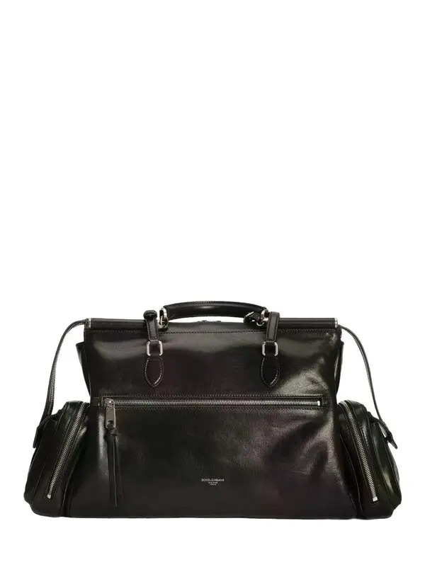 Dolce & Gabbana Vittoria Zip Pocket Tote Bag - Black