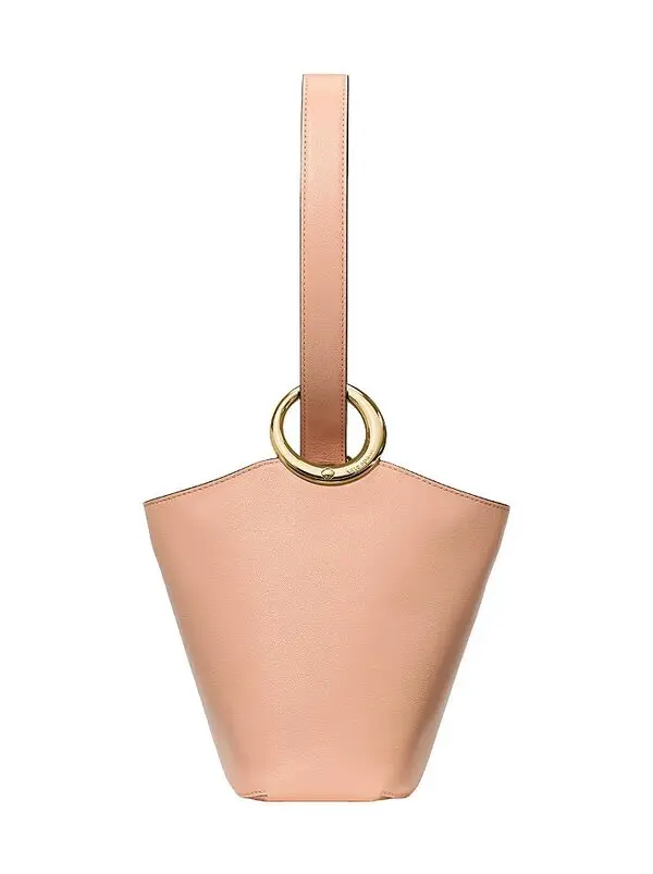Kate Spade New York Halo Mini Leather Bucket Bag - Light Canteloupe