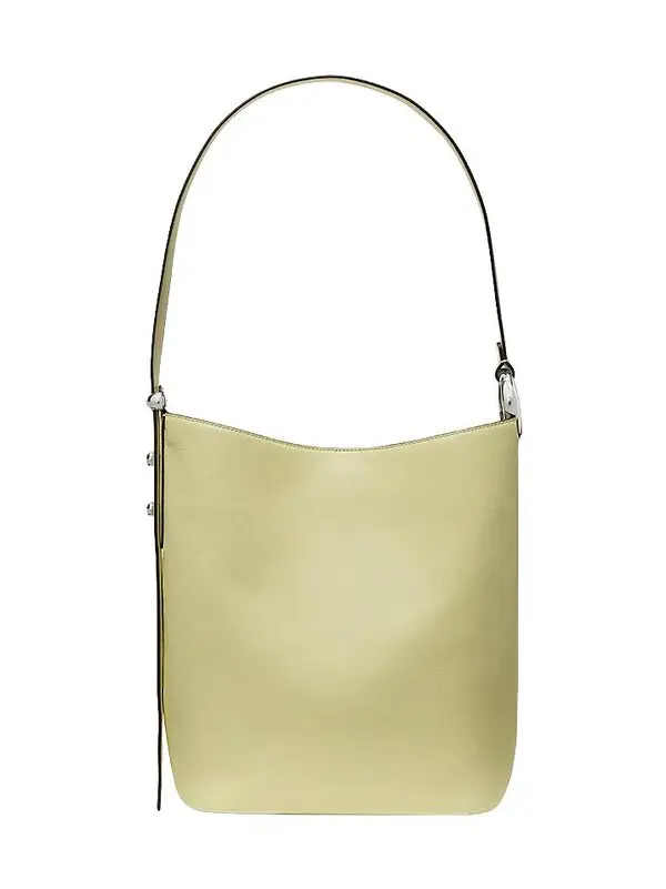 Kate Spade New York Halo Leather Bucket Bag - Pale Citron