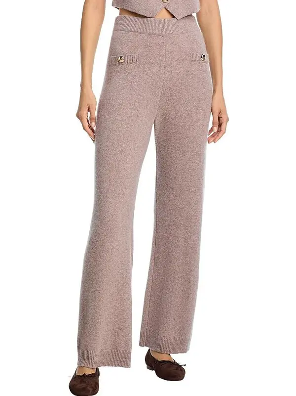 Cinq À Sept Cosmin Cashmere Pants - Heather Mocha
