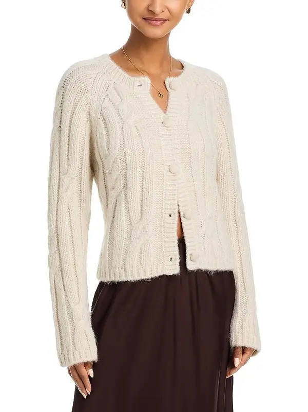 Velvet By Graham & Spencer Allison Cardigan Sweater - Ivory Cream