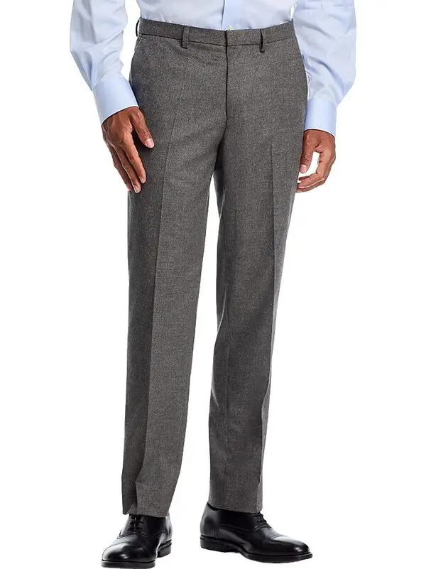 Hugo Hesten Flannel Extra Slim Fit Suit Pants - Medium Grey