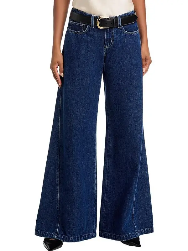L'Agence Savina High-rise Wide-leg Jeans - Marseille