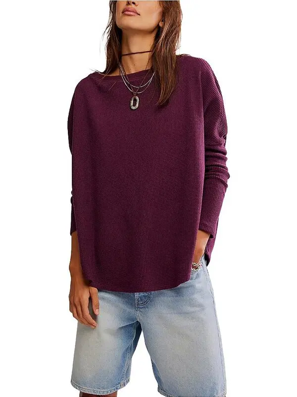 Free People Thermal Pullover Sweater - Leafless Tree