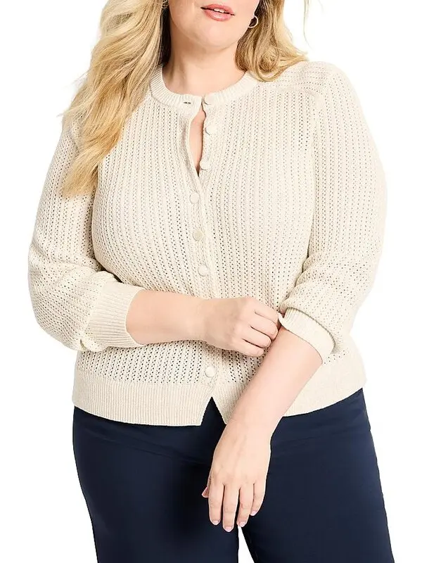 NIC+ZOE Party Cardy Cardigan - Classic Cream