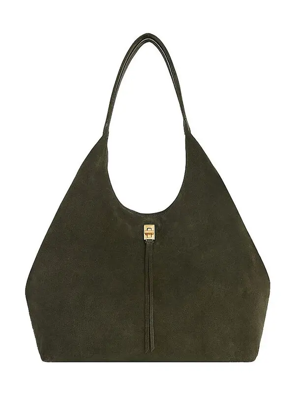 Rebecca Minkoff Darren Signature Suede Carryall - Moss