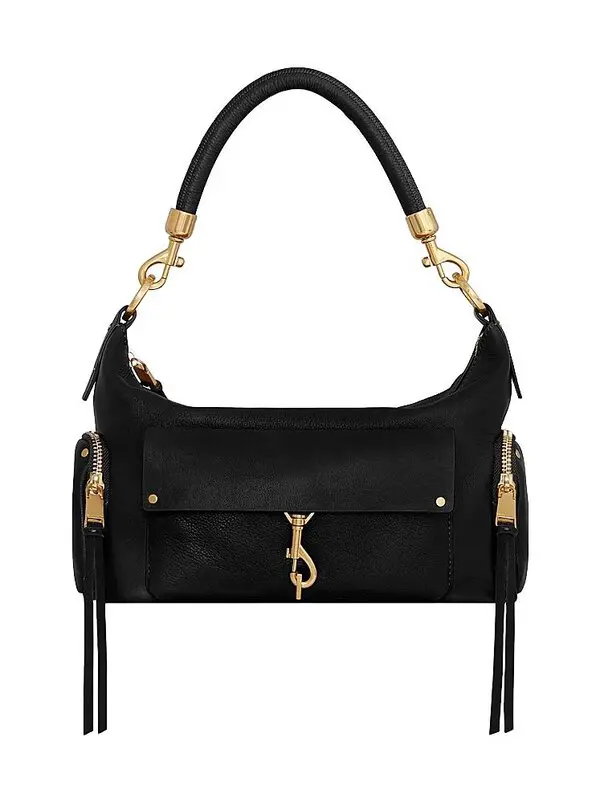 Rebecca Minkoff Mab Leather Shoulder Bag - Black