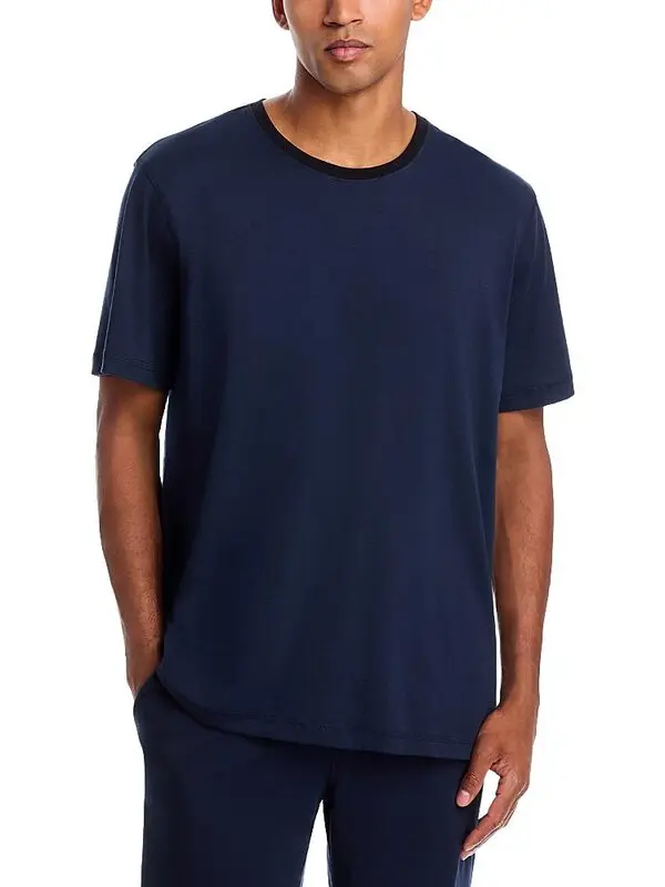 Daniel Buchler Peruvian Pima Short Sleeve Tee - Midnight